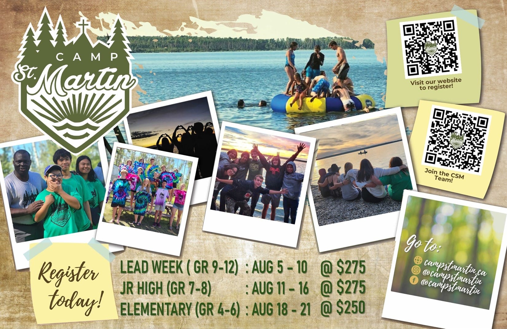 Camp St. Martin 2024 - Catholic Archdiocese of Grouard-McLennan